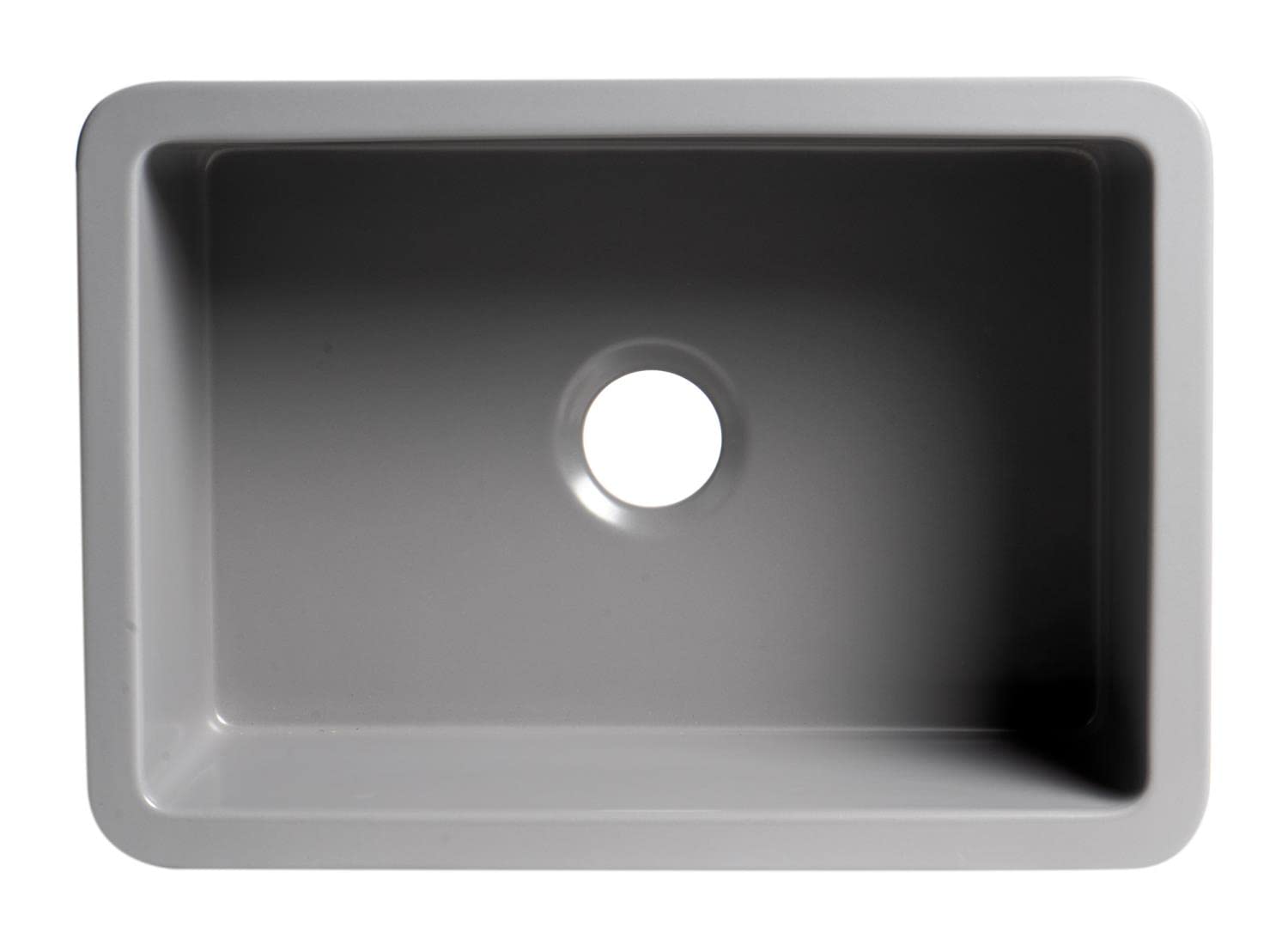 ALFI brand ABF2718UD-GM Kitchen Sink, Grey Matte