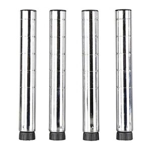 regal altair 64''h chrome wire shelving posts | pack of 4 posts | nsf commercial heavy duty |