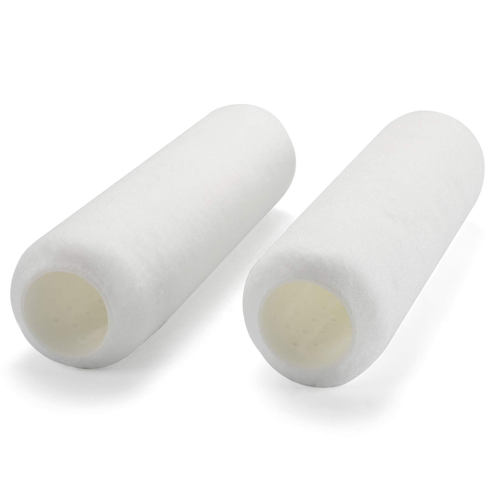 Paint Roller Covers for Electric Paint Roller- 3/8" NAP Perforated Power Rollers Cover, 9-inch Replacement Knitted Automatic Roller Cover(2-Pack)