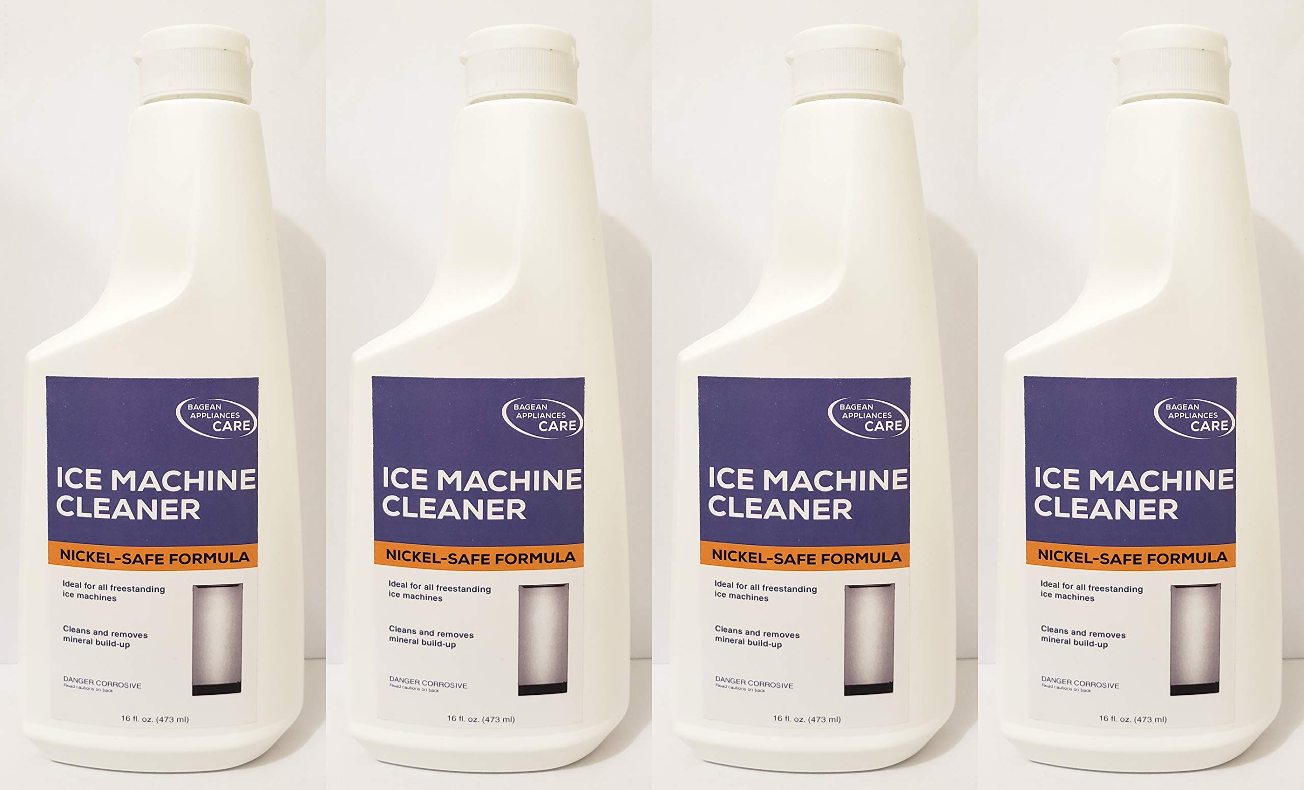 Bagean Replacement for Kenmore 4396808 Ice Machine Cleaner 16 oz. for freestanding ice machines (4-Pack)