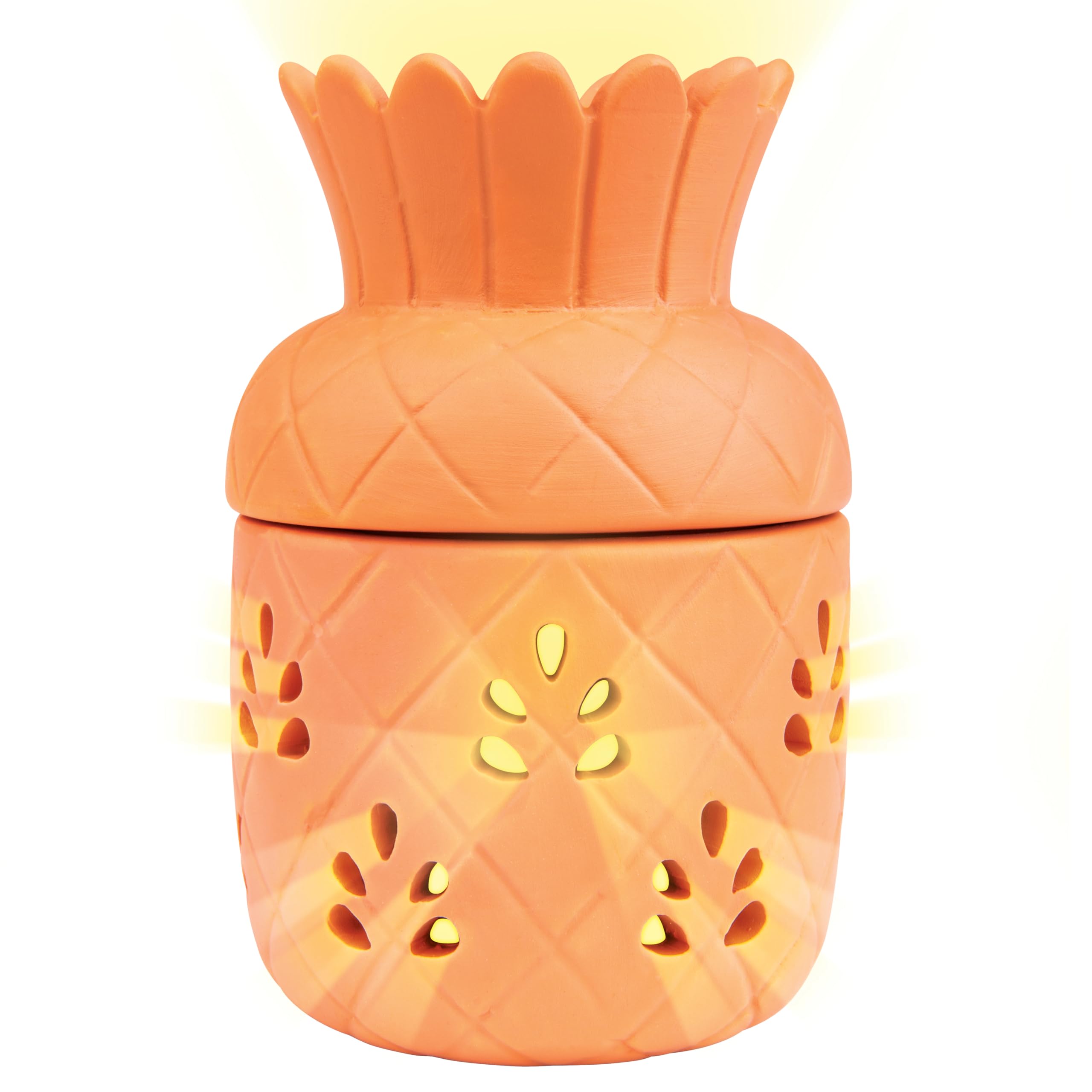 ZendoZones Patio Pineapple Citronella Candle Burner – 8-Hour Protection, for Patios & Outdoor Spaces