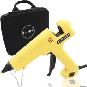 anyyion 200w industrialt glue gun – high-output hot melt glue gun – professional grade hot glue gun for carpentry, repairs & remodeling