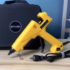 Anyyion 200W Industrialt Glue Gun – High-Output Hot Melt Glue Gun – Professional Grade Hot Glue Gun for Carpentry, Repairs & Remodeling