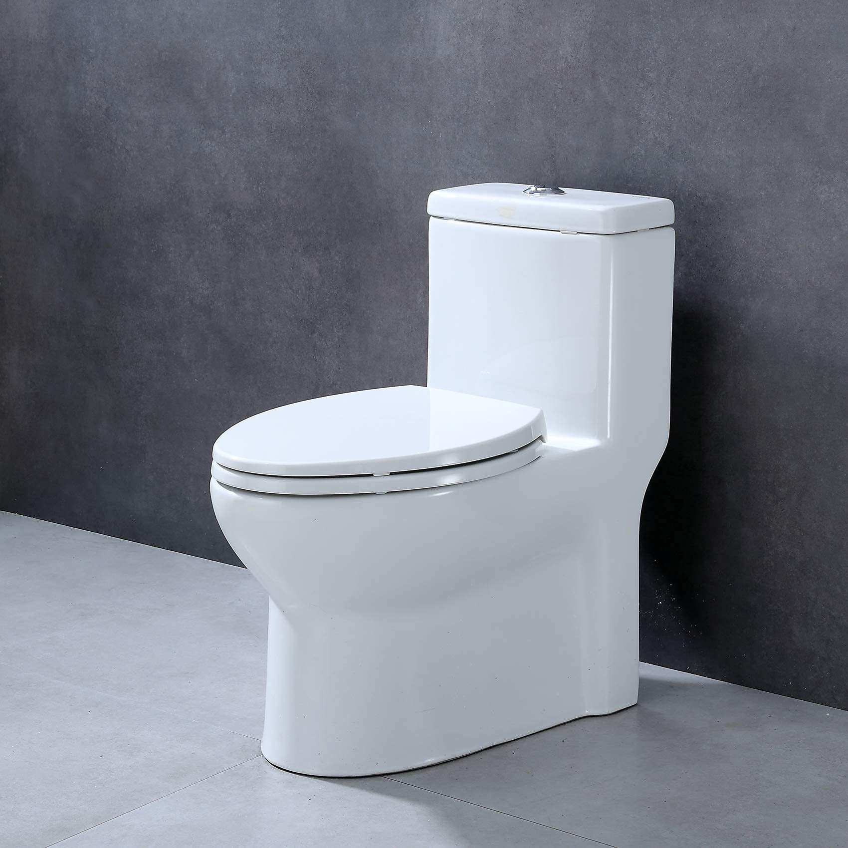 CYRRET Elongated Toilet Seat Slow Close, Easy to Install and Clean, Durable Plastic, White, Replacement Toilet Seats, Fits Standard Elongated, Obling or Oval Toilets