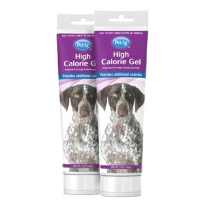 pet-ag high calorie gel supplement for dogs - 5 oz, pack of 2 - chicken flavor - provides extra calories for dogs 8 weeks and older - easy to digest