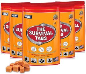 survival tabs 5-pack 24 tabs per pack butterscotch