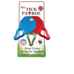 The Tick Patrol Tick Remover 3-Pack - for People & Pets - Stop Ticks in Their Tracks! (Blue, Red, Green)