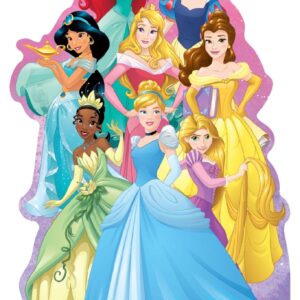 Party City Once Upon a Time Disney Princess Cardboard Cutout, 5ft Tall, Birthday Party Supplies, 1 Count