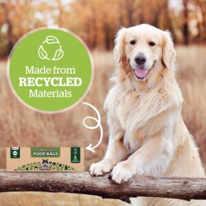 Pogi’s Compostable Dog Poop Bags - 140 Plant-based Grab & Go Dog Waste Bags - Leak-Proof, Extra-Large, ASTM D6400, EN 13432 Certified Poop Bags for Dogs