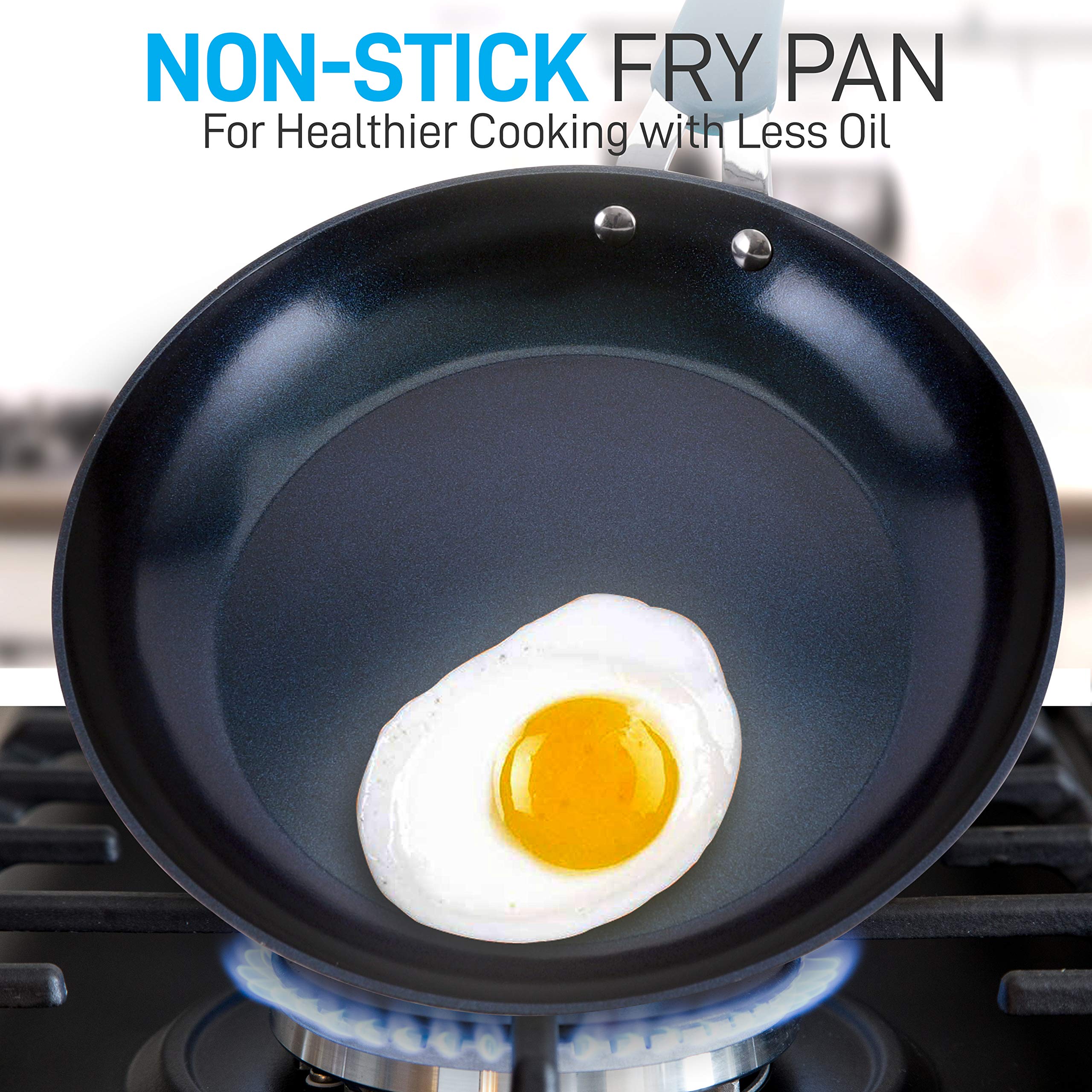 11'' Large Fry Pan - Non-Stick High-Qualified Kitchen Cookware (Works with Model: NCCW11DS)