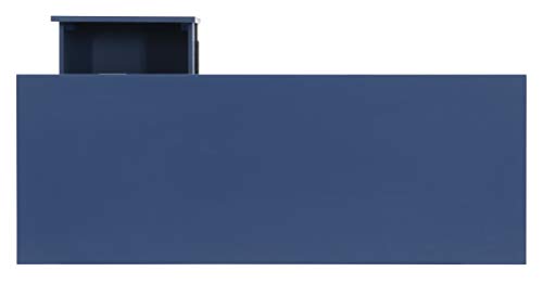 Linon Sadie Navy Blue Modern Classic Side Storage Desk