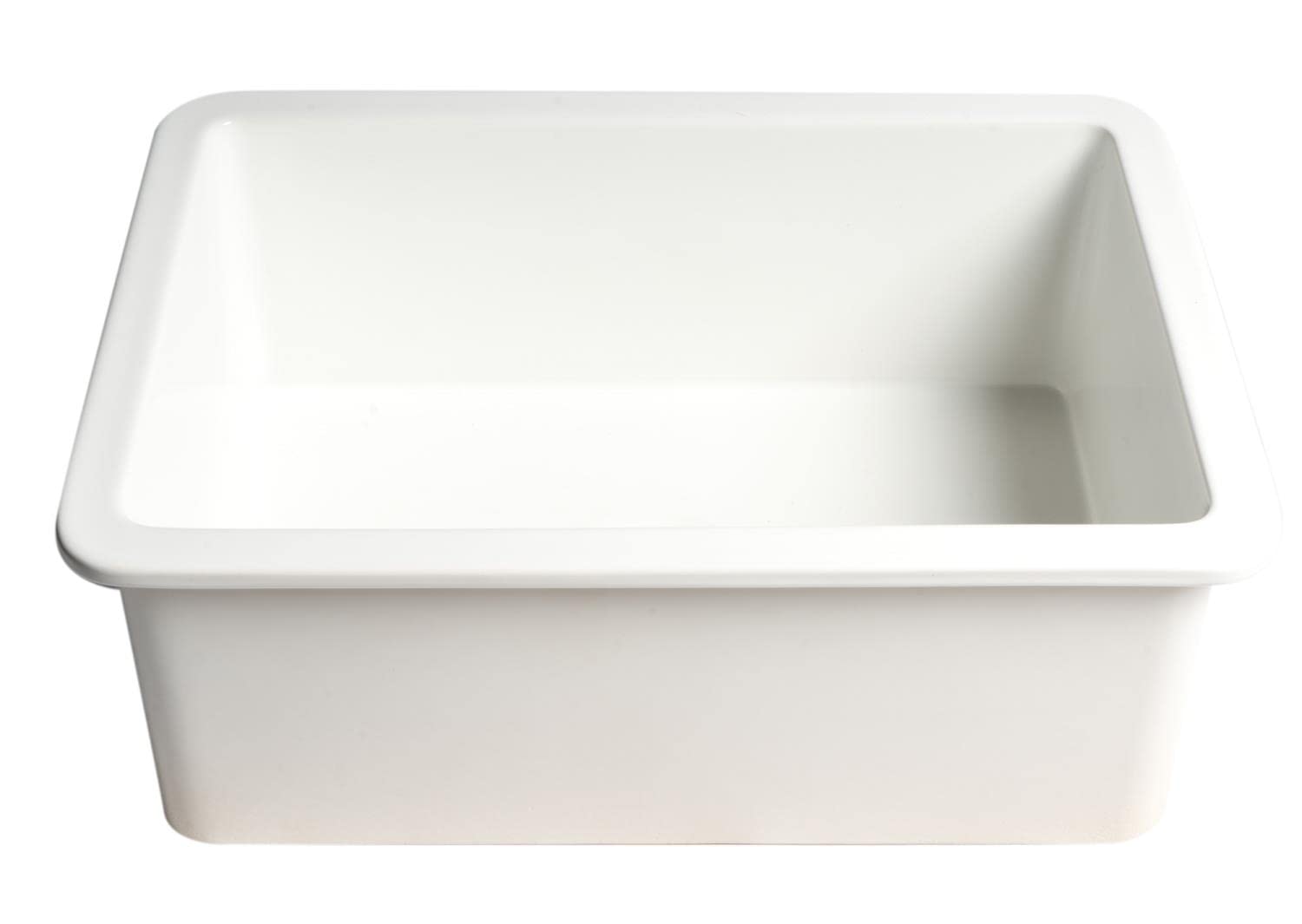 ALFI brand ABF2718UD-W Kitchen Sink, White