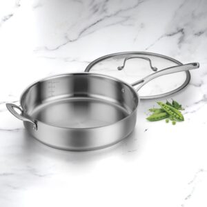 Cuisinart 9533-30H Forever Stainless Collection 5.5-qt. Saute Pan with Cover