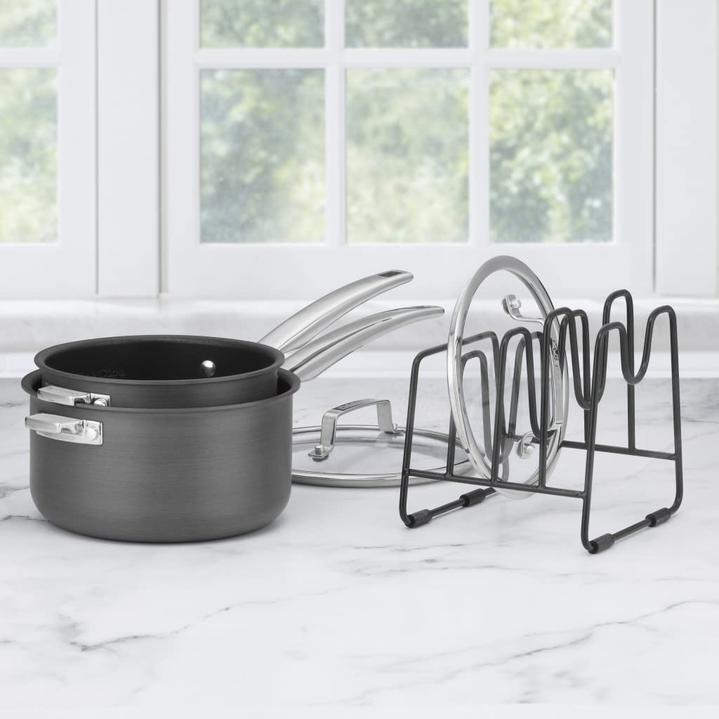 Cuisinart SmartNest 5-pc. Hard-Anodized Nesting Saucepan Set