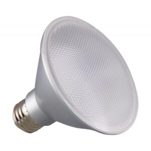 satco s29416 12.5 watt 120 volt; reflector par30sn led light bulb; 3000k soft white; 40 deg. beam angle; e26 medium base, dimmable (6 led light bulbs)