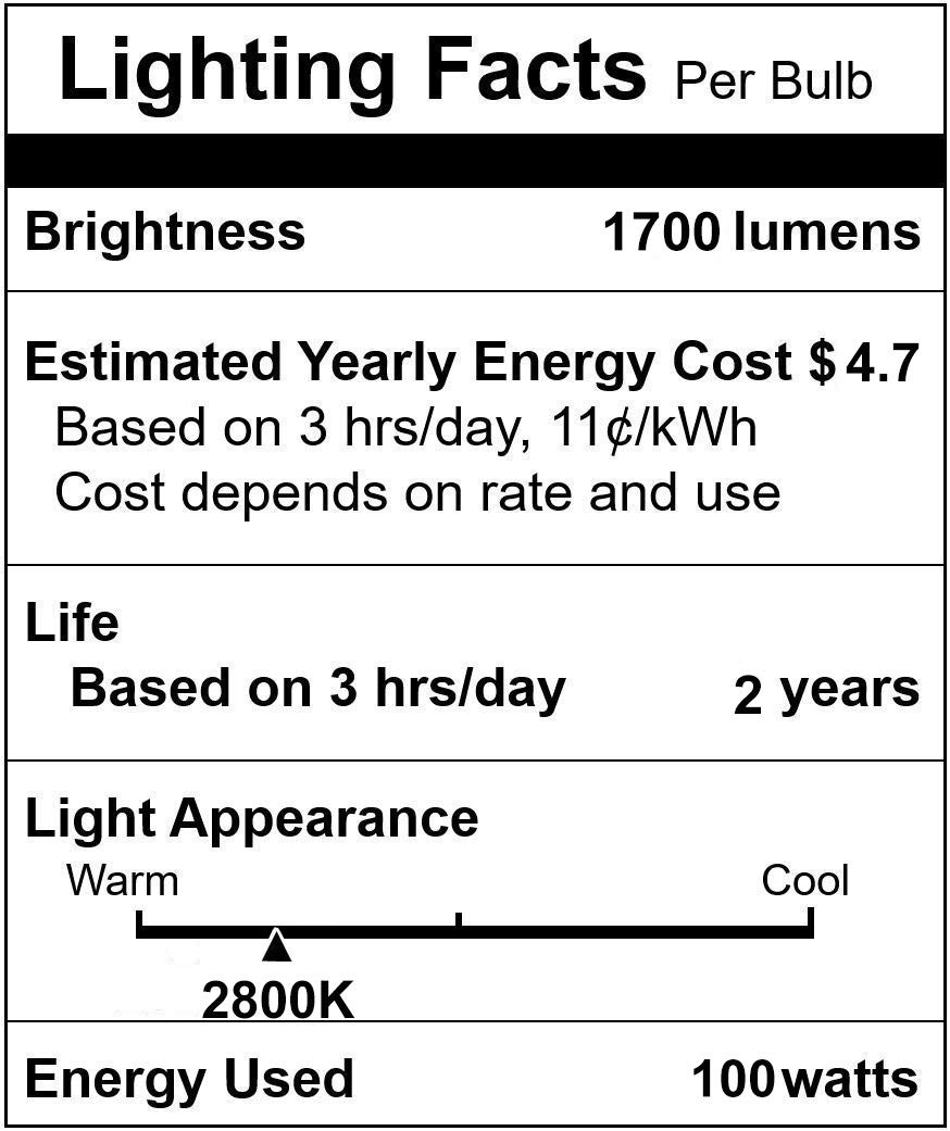 Vinaco E11 Light Bulb, 2 Pack E11 Halogen Bulb 100W Long Lasting Lifespan, T4 E11 Dimmable, High Output 1700LM JDE11 120V 100W with E11 Mini Candelabra Base, 2800K Warm White E11 Bulb