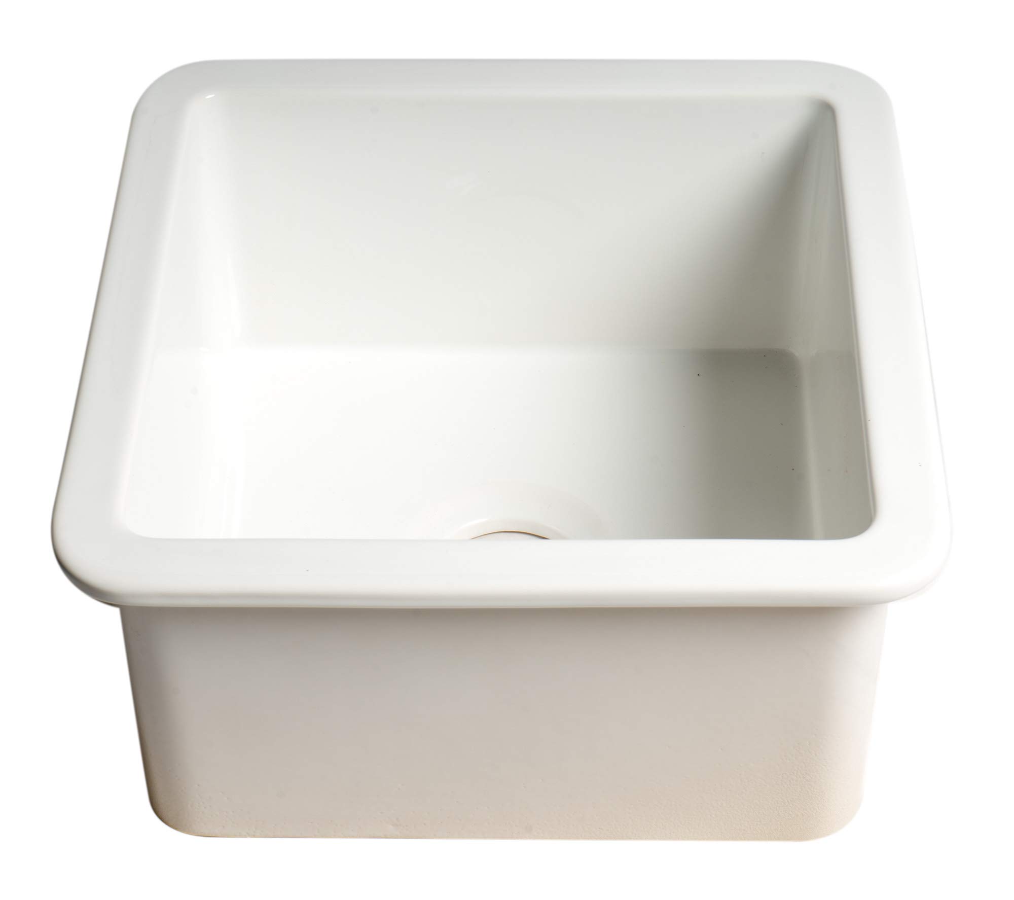 ALFI brand ABF1818S-W Kitchen Sink, White