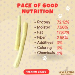 Amazing Dog Treats Cow Tail Dog Chew- (Variety Size 4-6 Inch - 2 Lb) Premium Quality - Thin - Sourced from Grass Fed Cattle - Long Lasting Dog Chew- Rawhide Alternative