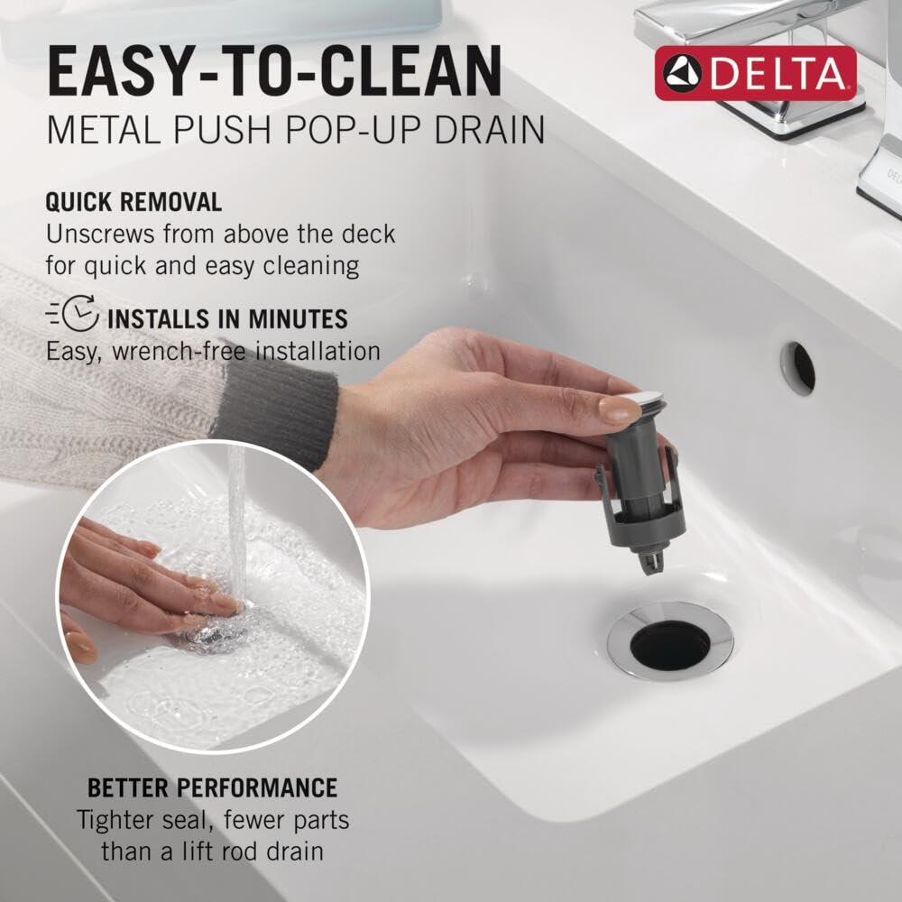 DELTA 25840LF Arvo Bathroom Faucet, Chrome