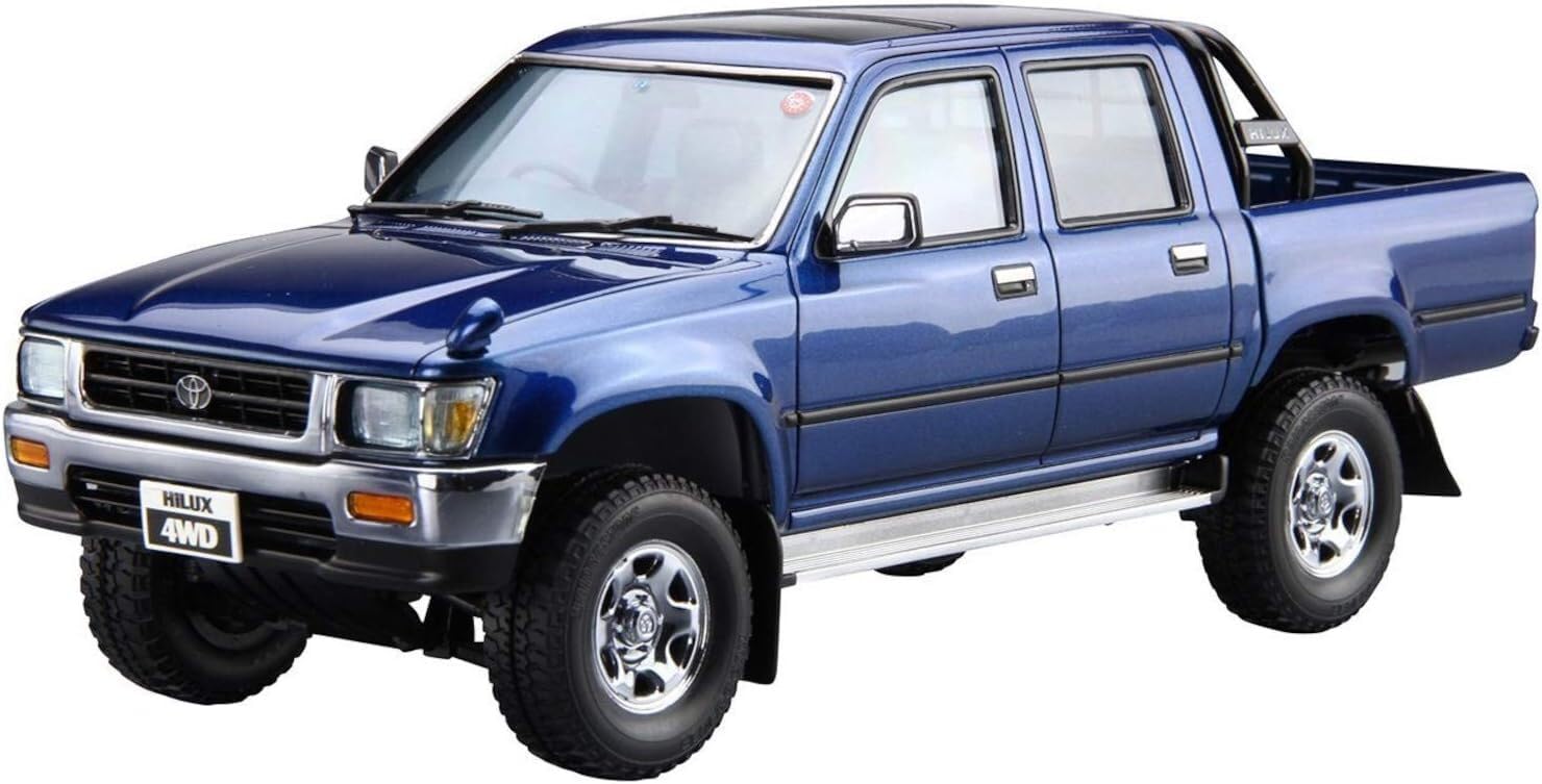 Aoshima Toyota LN107 Hilux Pickup Double Cab 4WD ’94 1:24 Scale Model Kit