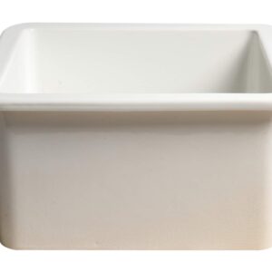 ALFI brand ABF1818S-W Kitchen Sink, White