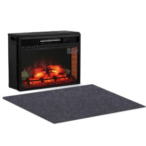 Fireplace Rug—Stove fire mat，Retardant | Heat Resistant，Ember Mat and Grill mat，Absorbent material， Protect the home floor and ground from ashes, waterproof and anti-skid backing, washable (36"×72")