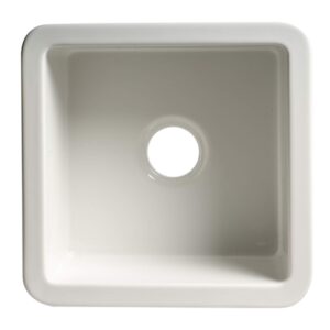 ALFI brand ABF1818S-W Kitchen Sink, White