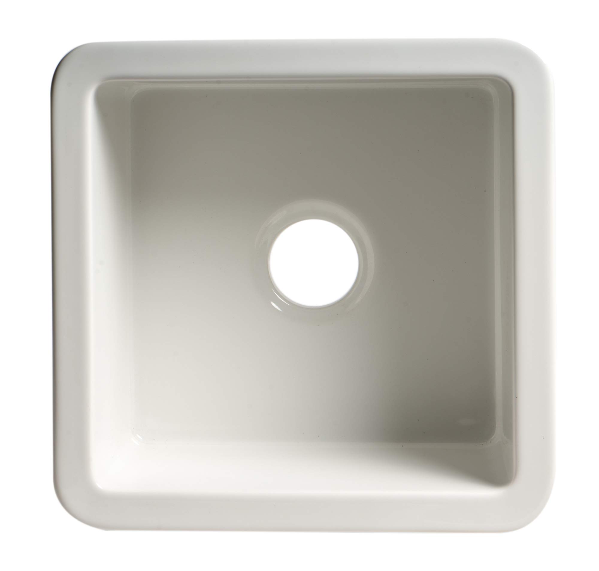 ALFI brand ABF1818S-W Kitchen Sink, White