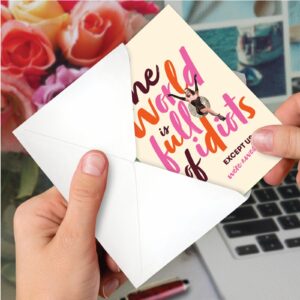 NobleWorks - 1 Funny Birthday Greeting Card - Sassy Bday Card for Women, Stationery Humor - We're Awesome C9310BDG