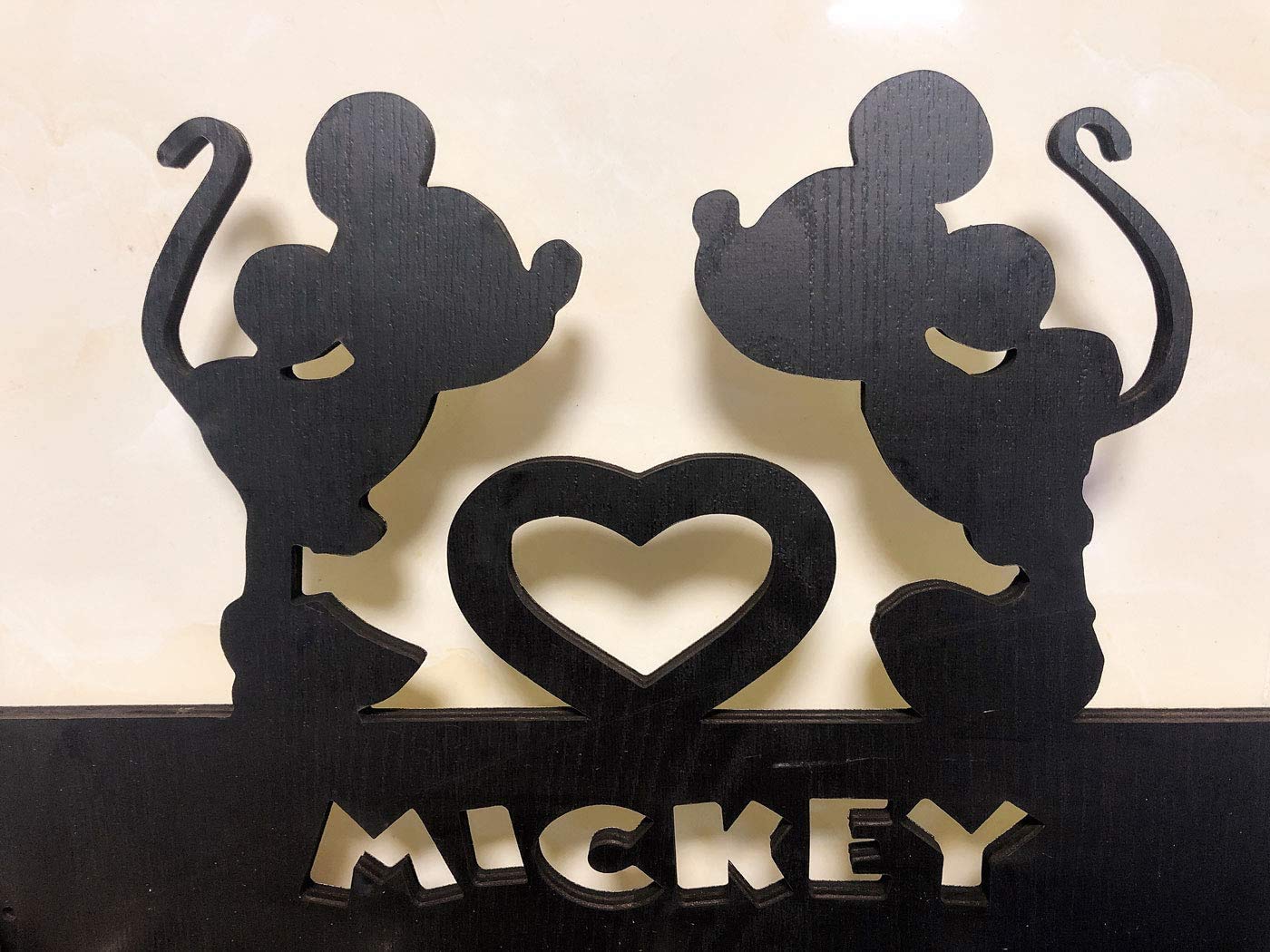 KL Mick Door Hooks,Disney Mickey Mouse Cartoon Animation Coat Hooks,Key Holder,Key Hanger for Wall、Entryway and Living Room,Gift,5 Hooks Holder (a5)