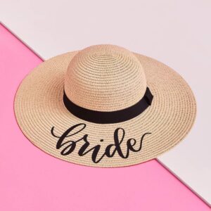 xo, Fetti Bachelorette Party Decorations Tan Bride Sun Hat | Neutrals Bridal Shower Gift, Bridesmaid Favors, Bride to Be