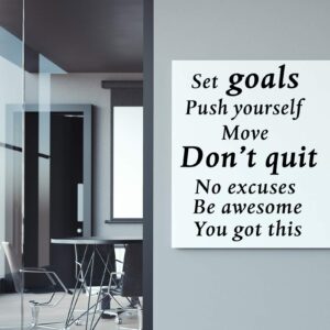 2 Sheets Motivational Wall Decals Vinyl Inspirational Quotes Stickers Together Everyone Achieves More Office Positive Sayings Wall Decals for Office Classroom Team Gym Home Bedroom Decor