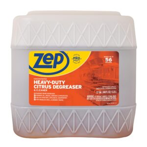 zep heavy-duty citrus degreaser cleaner concentrate - 3.5 gallon (1 unit) zucit3g - restaurant grade degreaser and cleaner removes oil, grease, adhesive, and kitchen soil on stovetops, appliances,