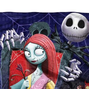 Disney Nightmare Before Christmas Jack Skellington Sally and The Gang Silk Touch Throw Blanket 50" x60" (127cm x 152cm)