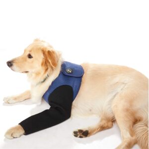 dog recovery suit, cone collar alternative, abrasion resistant dog recovery sleeve, washable 2.5mm thick and waterproof, pet wounds prevent licking, bite, keep dry (xl)