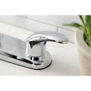 Kingston Brass KB6791LLLS 8" Centerset Kitchen Faucet, Polished Chrome