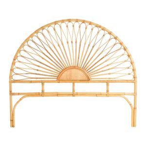 Creative Co-Op Rattan Sunrise Design, King-Size Headboard