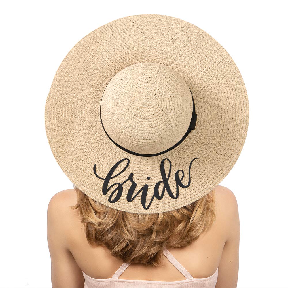 xo, Fetti Bachelorette Party Decorations Tan Bride Sun Hat | Neutrals Bridal Shower Gift, Bridesmaid Favors, Bride to Be