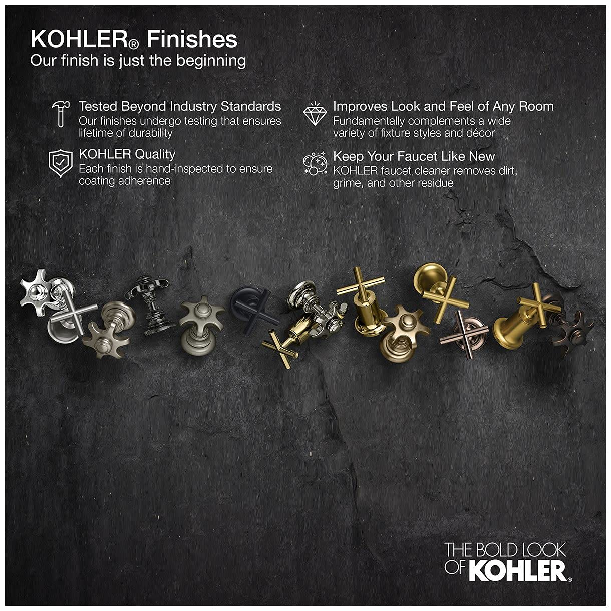 KOHLER AWAKEN® SLIDEBAR, 36” WITH SUPPLY ELBOW