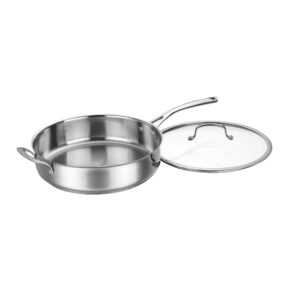 cuisinart 9533-30h forever stainless collection 5.5-qt. saute pan with cover