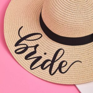 xo, Fetti Bachelorette Party Decorations Tan Bride Sun Hat | Neutrals Bridal Shower Gift, Bridesmaid Favors, Bride to Be