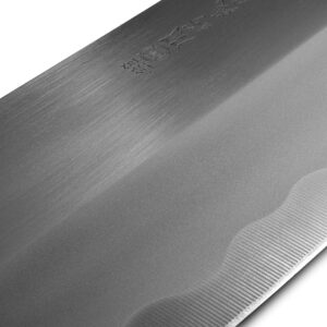 Seki Japan TSUBAZO Japanese Meat Vegetable Cleaver, Stainless Steel Butcher Knife, Shiraki Handle, 170 mm (6.7 in)