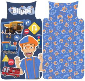 blippi junior duvet cover and pillowcase set