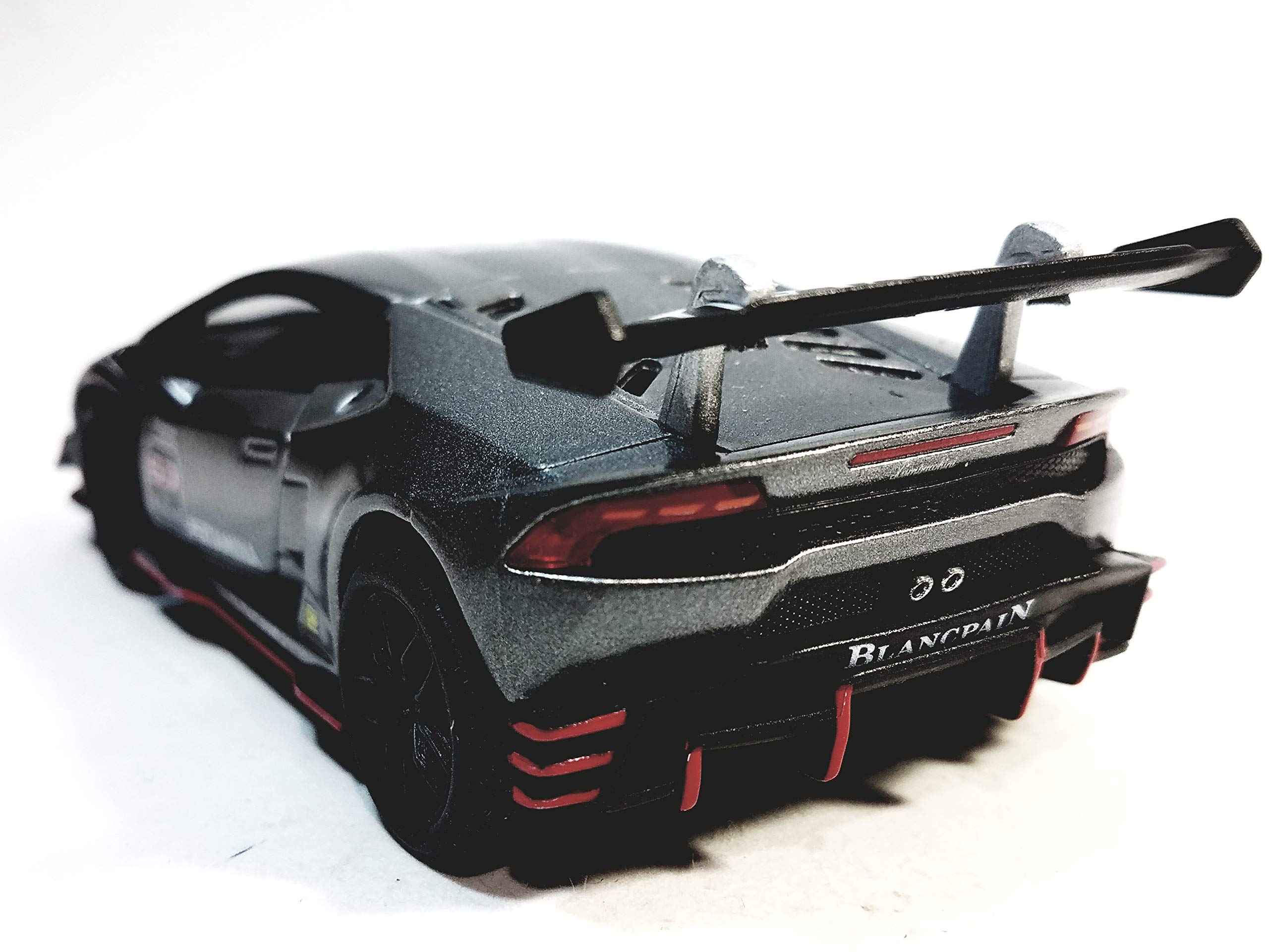 Kinsmart Lamborghini Charcoal Gray Huracan LP 620-2 Super Trofeo 136 Scale Diecast Car , SMALL