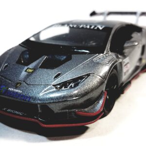 Kinsmart Lamborghini Charcoal Gray Huracan LP 620-2 Super Trofeo 136 Scale Diecast Car , SMALL