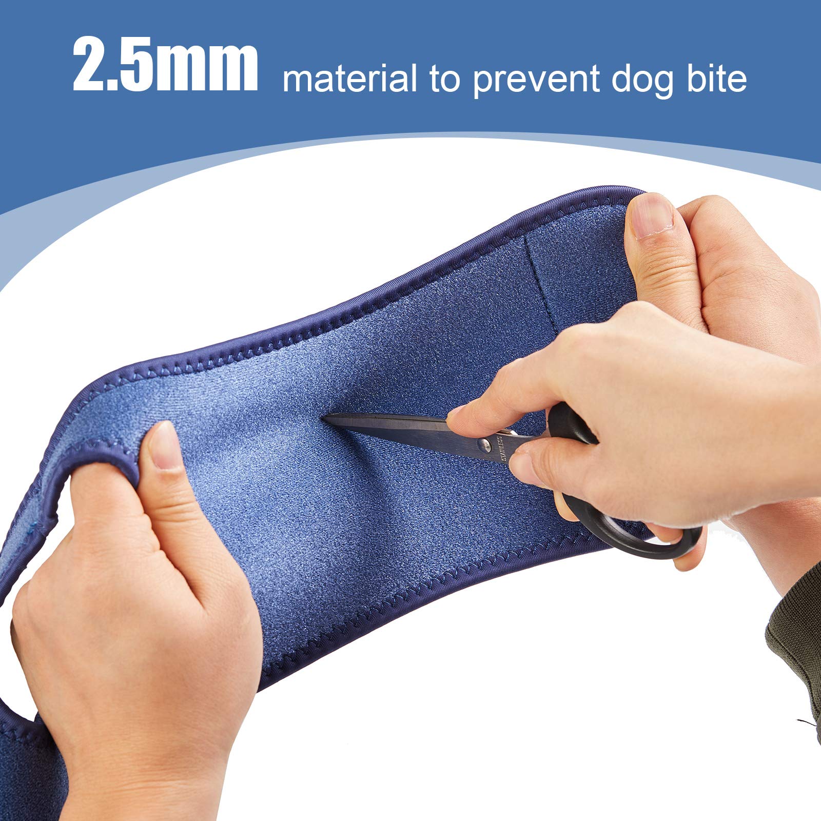 Dog Recovery Suit, Cone Collar Alternative, Abrasion Resistant Dog Recovery Sleeve, Washable 2.5mm Thick and Waterproof, Pet Wounds Prevent Licking, Bite, Keep Dry (XL)