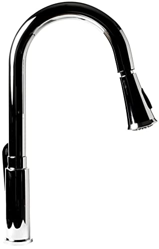 ALFI brand ABKF3480-PC Kitchen Faucet, 15.25"H, Polished Chrome