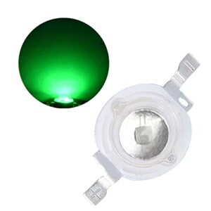 (Pack of 20) 1W Green Led Beads, Led Chip, Led Lamp Bulb for LED Stage Lights