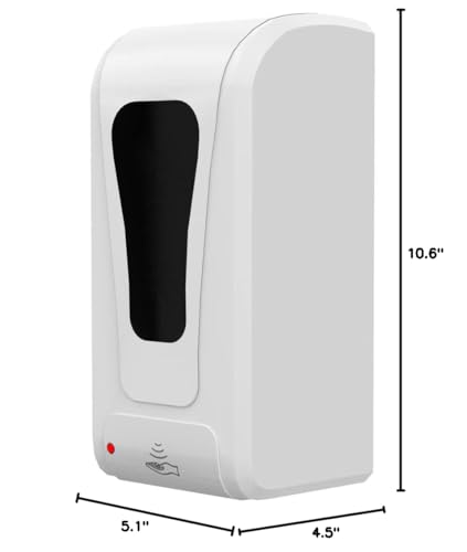 Hand Sanitizer Dispenser - CTA Automatic Foam Pump and Spray Nozzle Hand Sanitizer Dispenser. Compatible with CTA’s line of drip Trays and Paragon Floor Stands (ADD-AUTOSP)