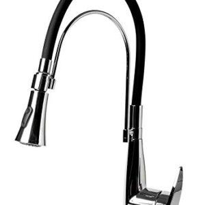 ALFI brand ABKF3001-PC Kitchen Faucet, 20.4"H, Polished Chrome